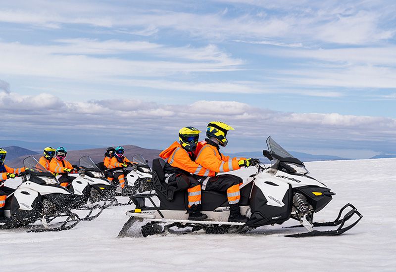 Crystal Ice cave and a snowmobile tour in Iceland – Book here