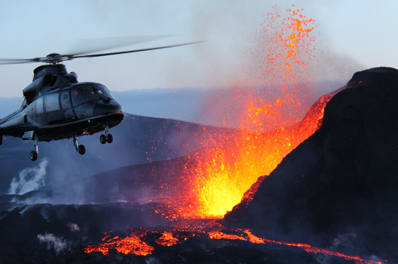 Volcano hike in Iceland
